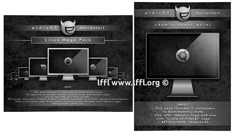 Ubuntu Heavy Metal e Linux Mega Pack - Collezione di Sfondi "Metallici ...